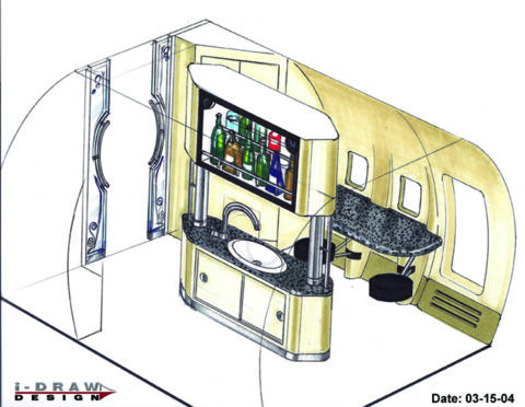 Aircraft Interior 1 | I-DRAW DESIGN